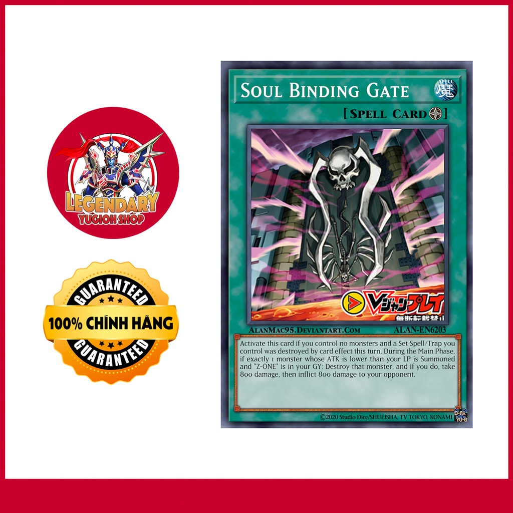 [EN][Thẻ Bài Yugioh Chính Hãng] Soul Binding Gate | Shopee Việt Nam