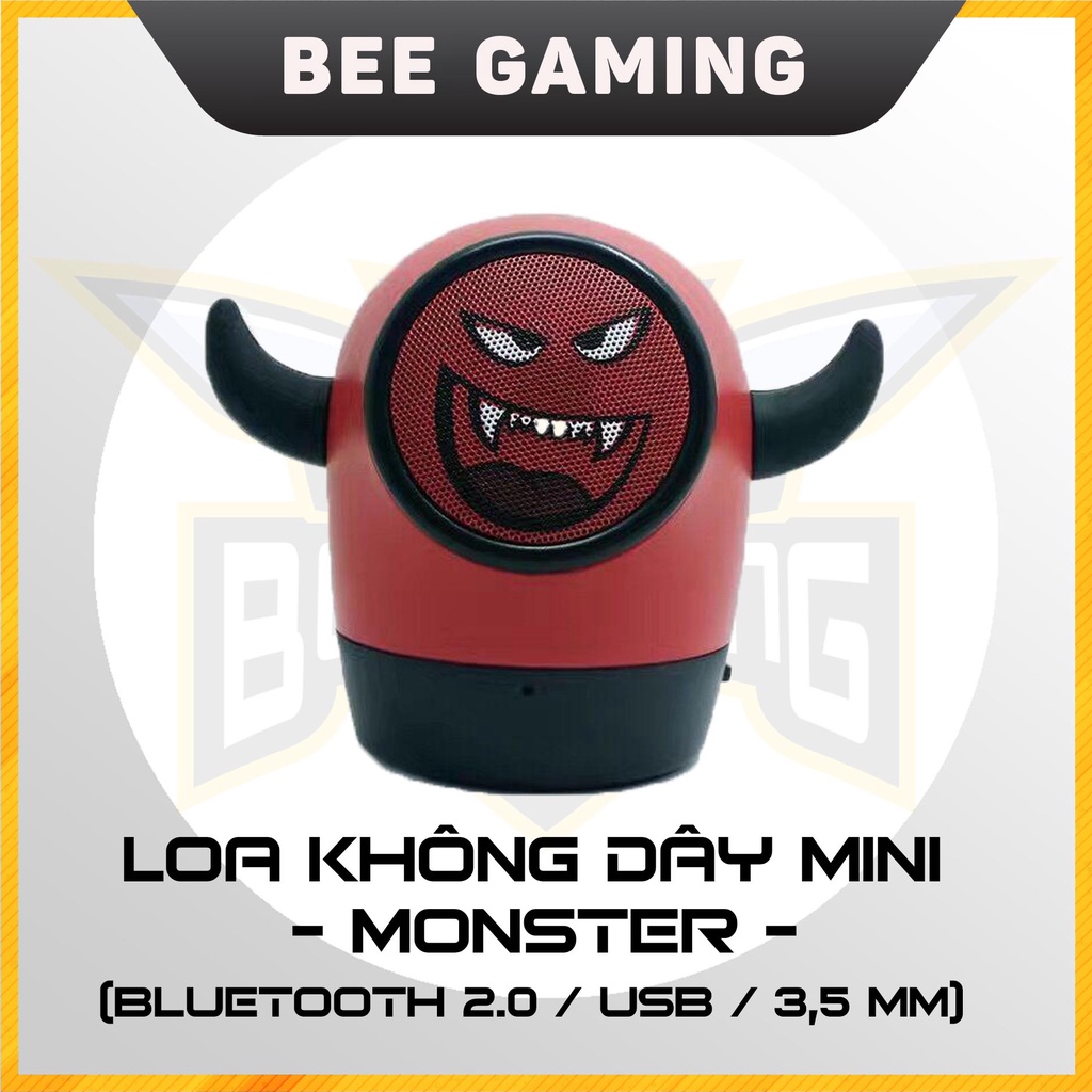 Loa không dây mini - Monster (Bluetooth 2.0 / USB / Hỗ trợ cắm thẻ nhớ ...