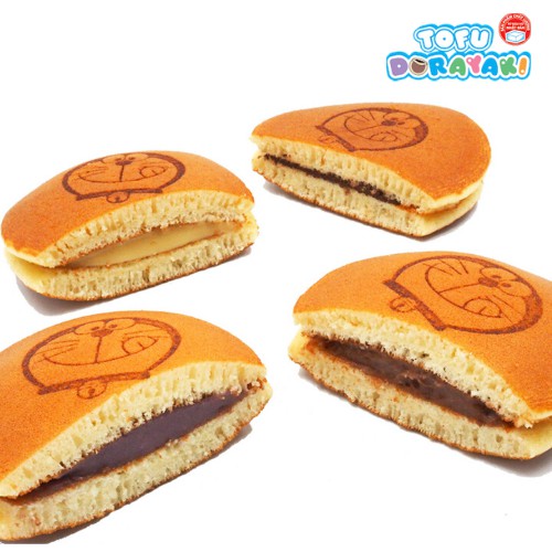 Bánh rán Doraemon/Dorayaki (SET 4 BÁNH 1 VỊ: SOCOLA/KHOAI MÔN/ĐẬU ĐỎ ...