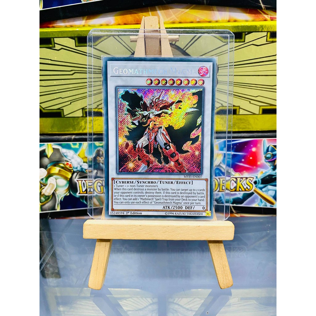 [ Dưa Hấu Yugioh ] Lá bài thẻ bài Geomathmech Magma - Secret Rare ...