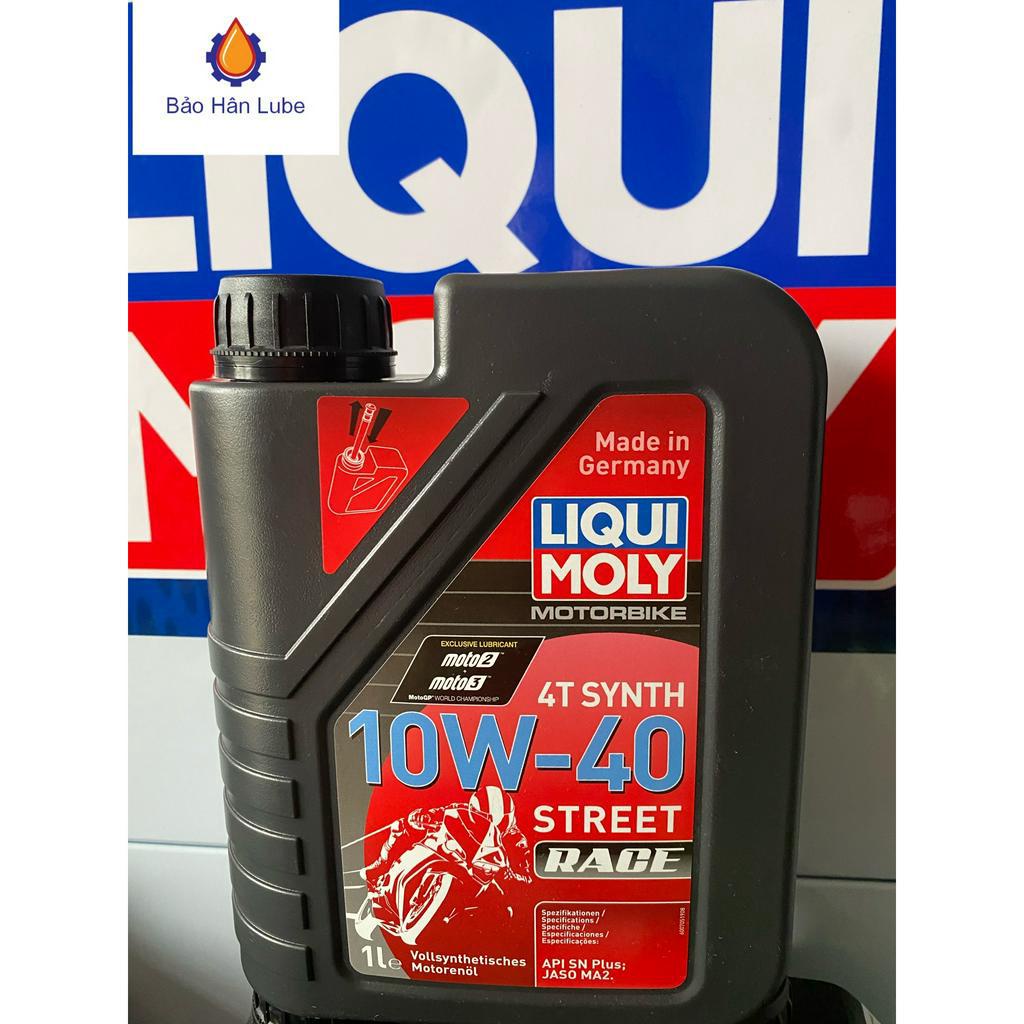 Liqui Moly Street Race 4T 10W40 Nhớt tổng hợp cao cấp cho xe số, côn tay | Shopee Việt Nam