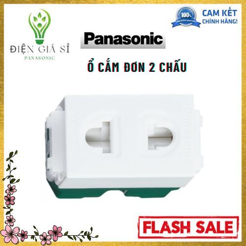 Ổ Cắm Đơn 2 Chấu(CHÍNH HÃNG) Panasonic Dòng WIDE WEV1081SW | Shopee ...