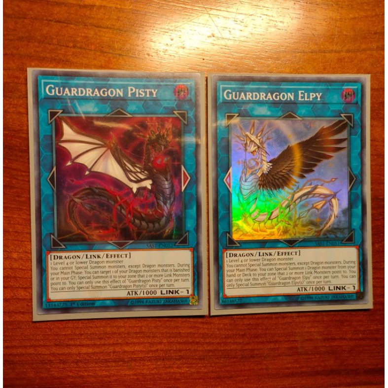 Thẻ bài yugioh (guardragon pisty và guardragon elpy) | Shopee Việt Nam