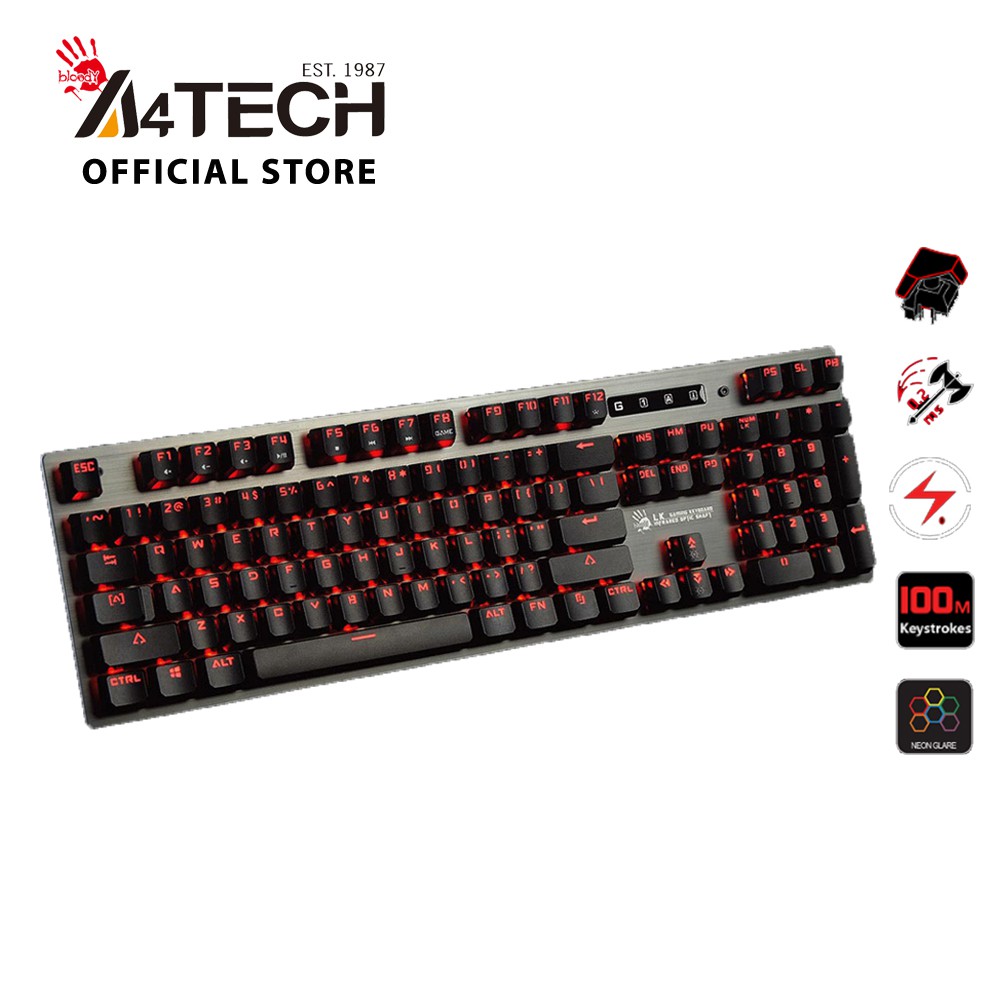 Bàn phím cơ Gaming Có Dây A4Tech Bloody B760 Full Light Strike Gaming ...
