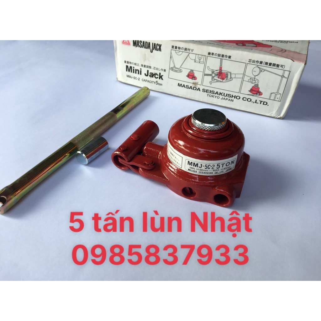 Kích lùn mini 5 tấn 60-80 mm Masada Nhật MMJ-5C-2 tại Máy cầm tay NTT ...