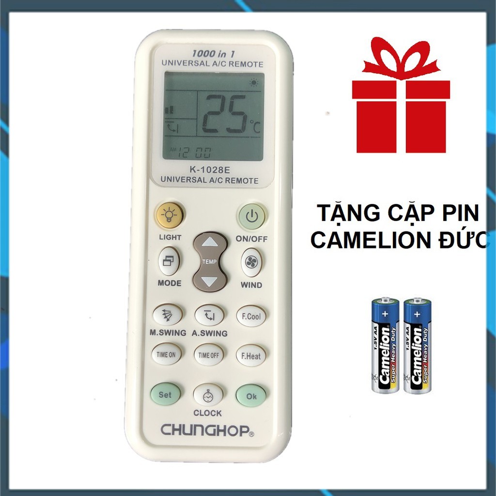 REMOTE MÁY LẠNH ĐA NĂNG CHUNGHOP K-1028E - ĐIỀU KHIỂN ĐIỀU HÒA ĐA NĂNG ...
