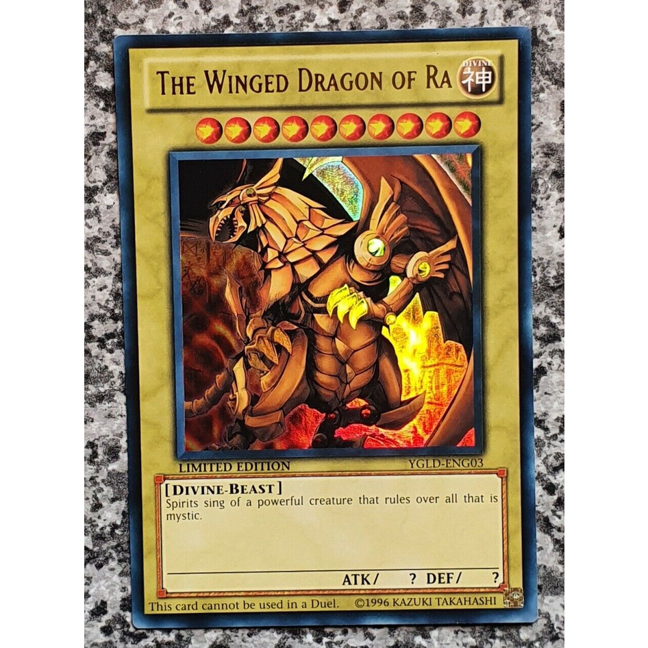 Bài Yugioh - The Winged Dragon Of Ra LC01 YGLD LDK2 (Ultra Rare/ Secret ...