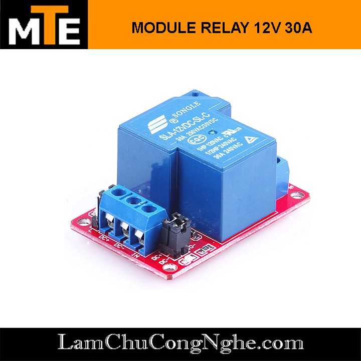 Module 1 relay 12V với opto cách ly HIGH/LOW đóng cắt Thiết bị điện 30A | Shopee Việt Nam