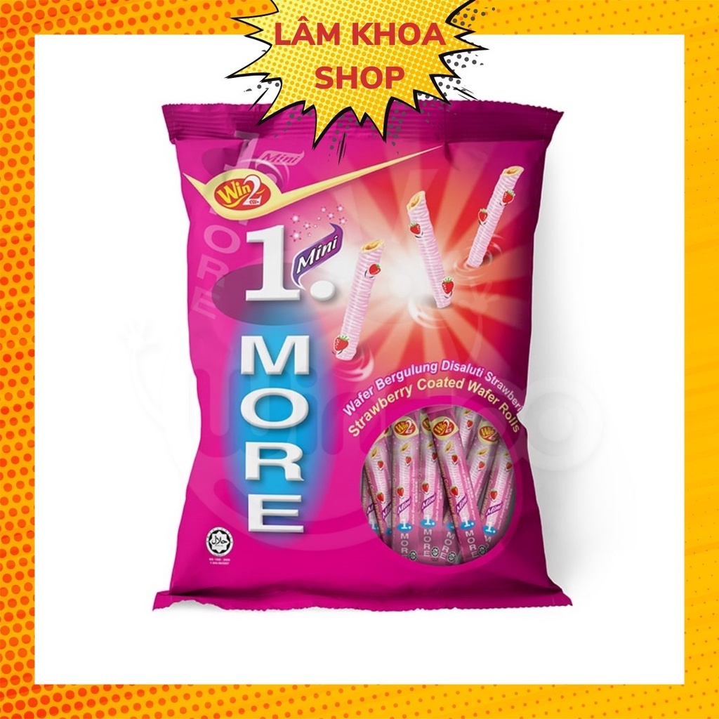 Bánh Mini 1 More Vanilla Cream Coated Wafer Rolls Win2 - Gói 360G ...