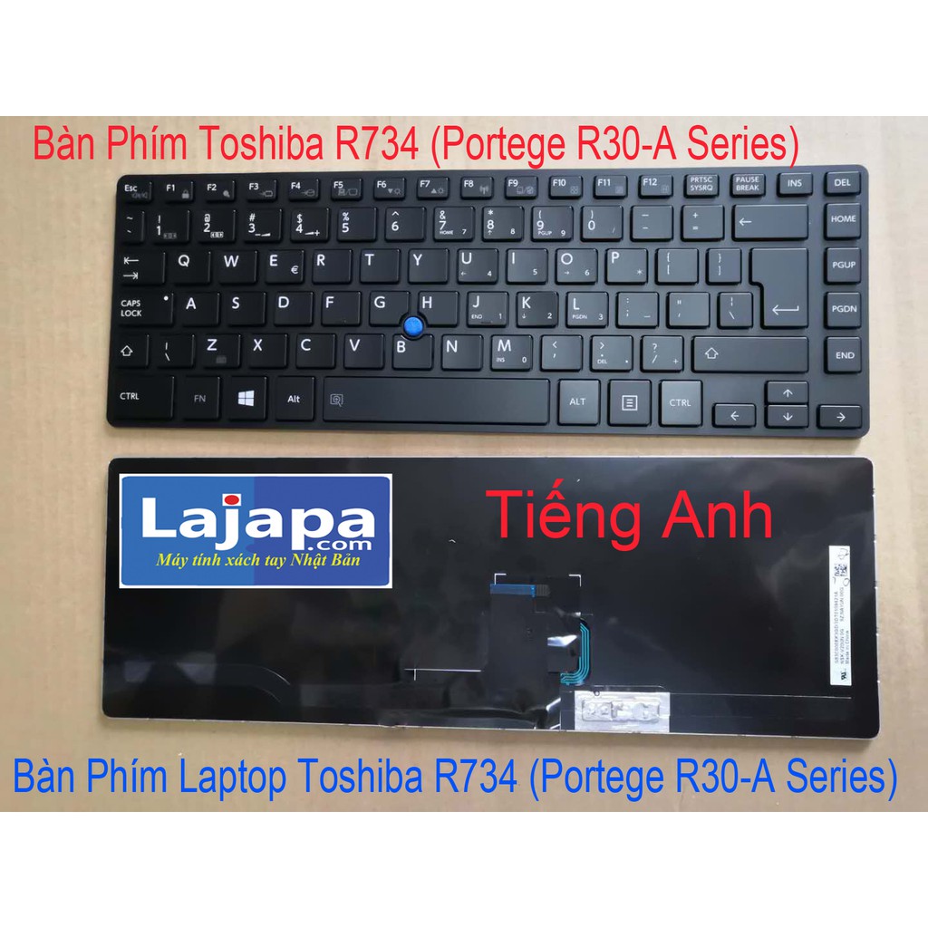 [Liên Hệ Hàng Đặt ]Bàn phím laptop Toshiba R734 (portege R30-A series ...