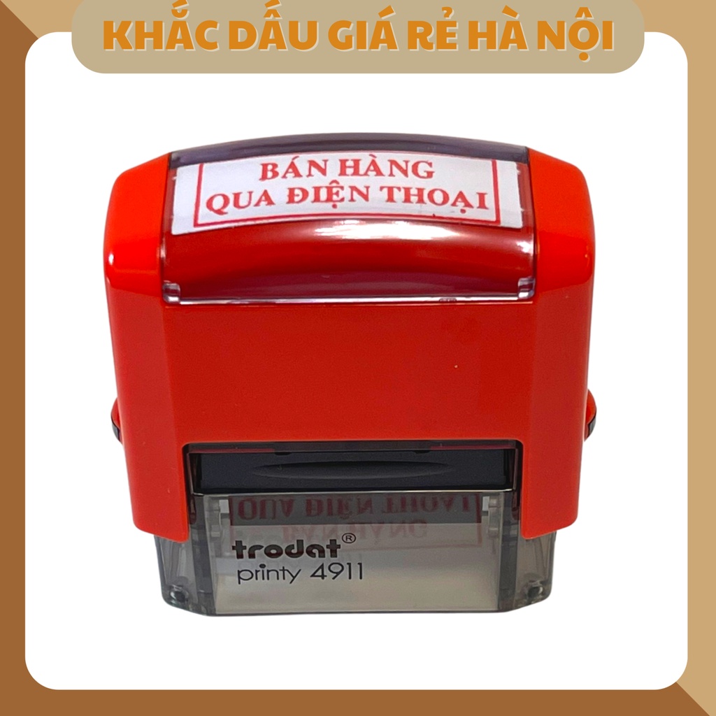 Khắc Con Dấu, Dấu Mộc Bán Hàng Qua Điện Thoại Trodat Printy 4911 Màu ...