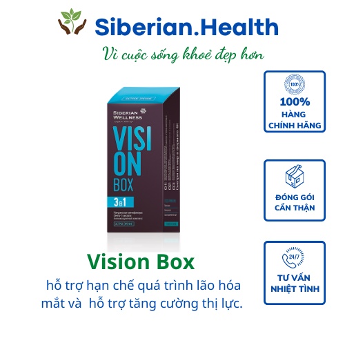 [Date 2026 Hỗ trợ mắt] Thực phẩm bảo vệ sức khỏe Vision Box-Siberian ...