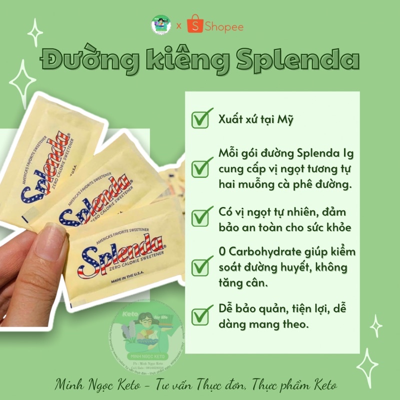 Đường Ăn Kiêng Splenda Keto/Das | Shopee Việt Nam