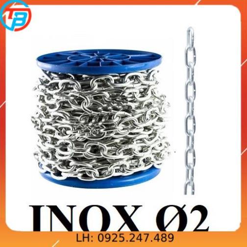 Dây xích INOX 304 Phi [ 2mm ] CÁP THÉP SÀI GÒN | Shopee Việt Nam