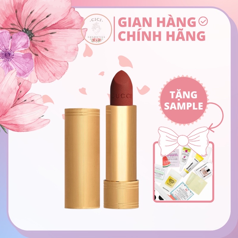 [BILL DUTYFREE] Son Gucci matte Rouge À levres màu 505- 25 - 500 -208 ...