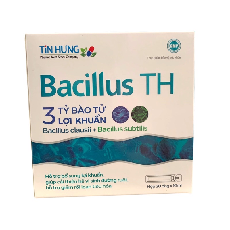 Men ống Bacillus TH cải thiện hệ vi sinh đường ruột 20 ống 10ml quaythuocthanhlam QT03 | Shopee ...