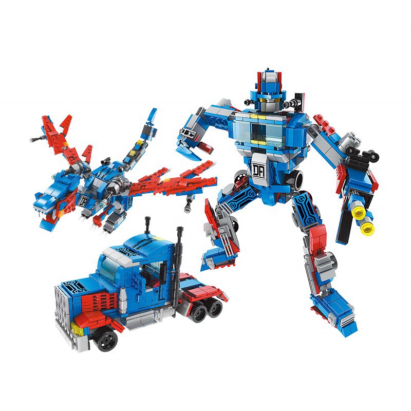 Bộ lắp ráp Robot biến hình Transformers Optimus Prime 3in1 Lele Brother ...