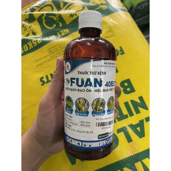 THUỐC TRỪ BỆNH FUAN 40EC PHÒNG NGỪA ĐẠO ÔN TRÊN CÂY TRỒNG 480ml ...