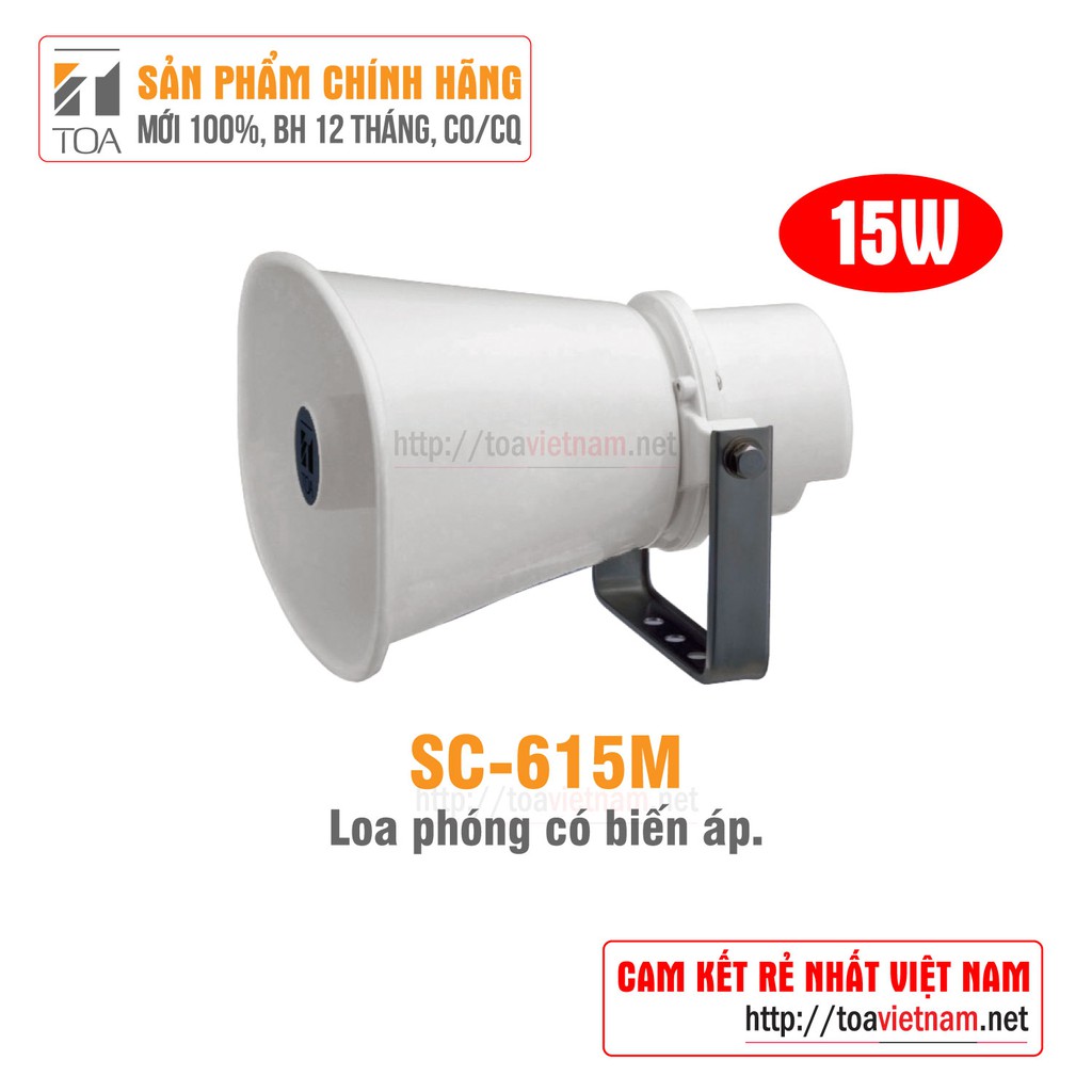 Loa nén, loa phóng 15W trở kháng cao: TOA SC-615M | Shopee Việt Nam