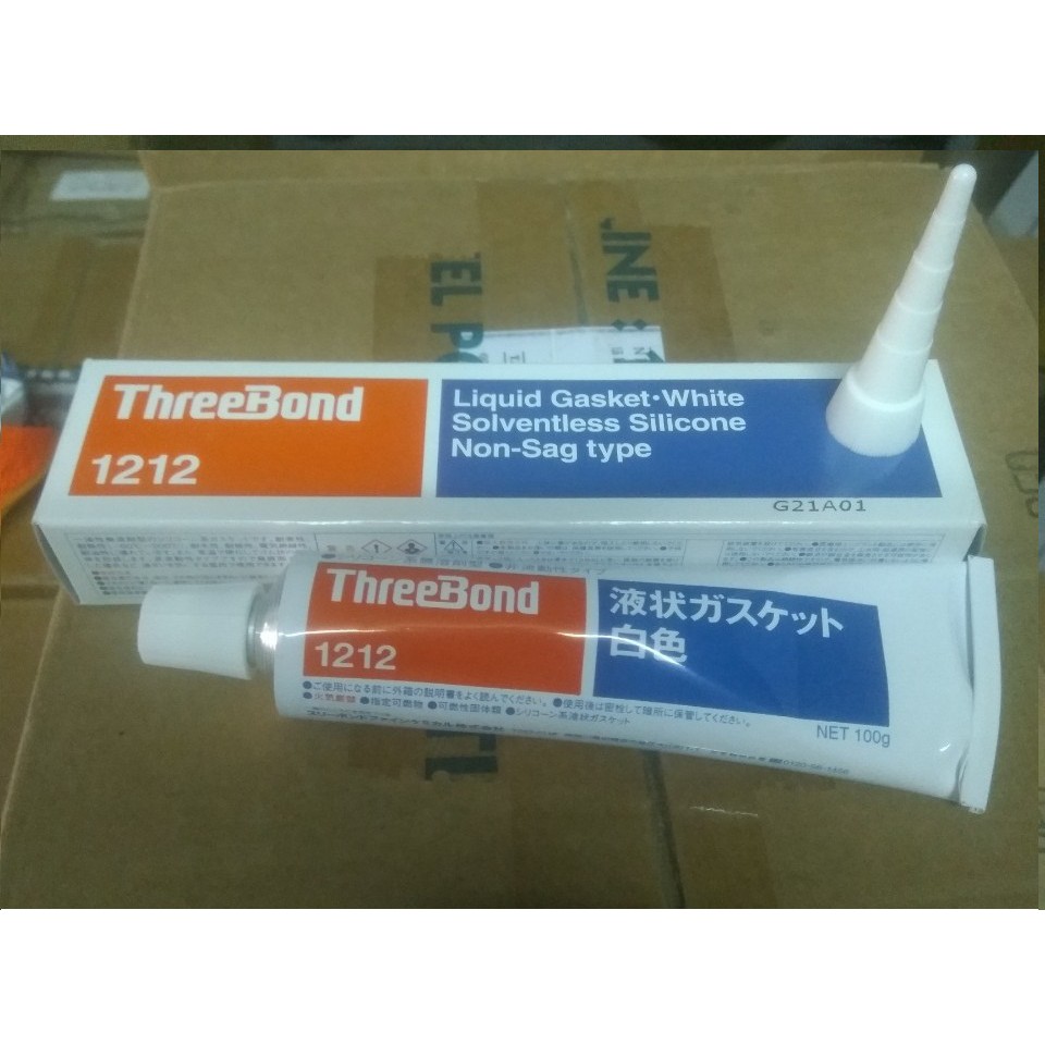 Keo dán silicone Threebond 1212-ThreeBond TB1212 White Liquid Gasket 100gr | Shopee Việt Nam