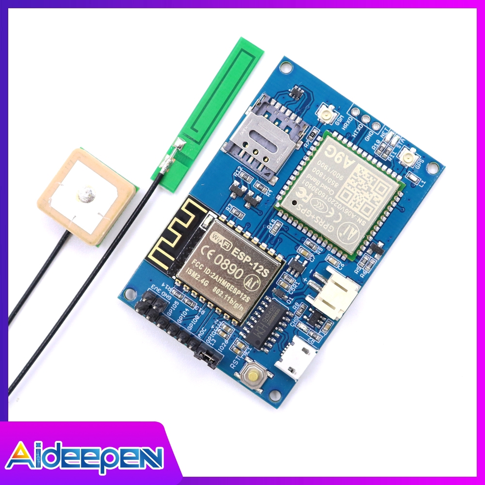 Mô Đun Wifi Esp8266 Esp-12S A9G Gsm Sms Gprs Gps Iot Node V1.0 | Shopee ...