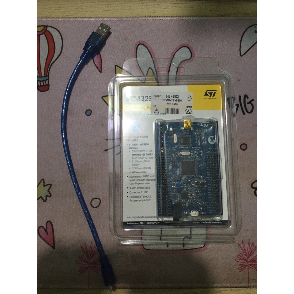 STM32F4 Discovery kit for STM32F411 MCUs (ARM Cortex M4 + DSP Core ...