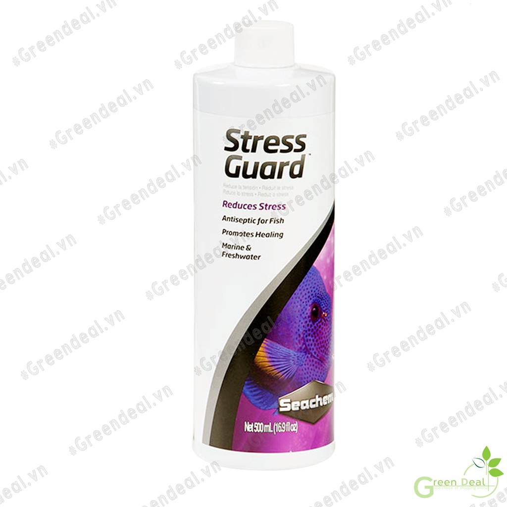SEACHEM - Stress Guard (Chai 250 ml) | Khử Clo, Ammoniac, giảm stress ...