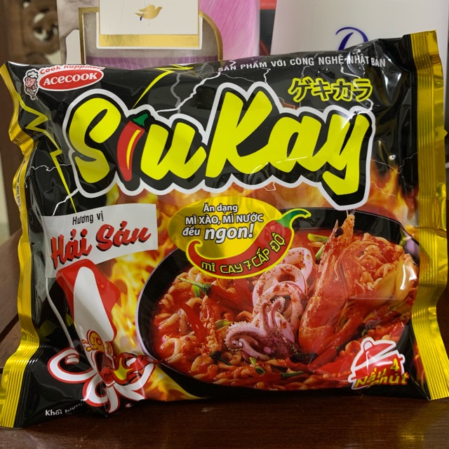 MÌ SIU KAY ACECOOK HƯƠNG VỊ HẢI SẢN 128g | Shopee Việt Nam