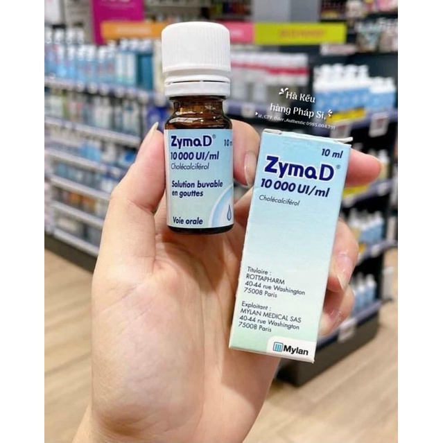 Vitamin D3 ZymaD Pháp 10000 UI 10ml chống còi xương | Shopee Việt Nam