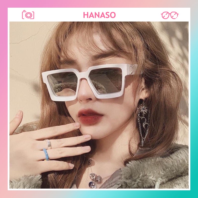 Kính mát thời trang nữ, kính râm chống tia UV phong cách Hàn Quốc trẻ trung giá rẻ HANASO 217 ...