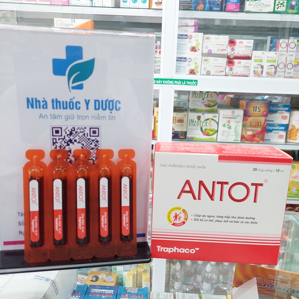 Antot Traphaco - dạng ống nhựa, giúp ăn ngon, tăng hấp thu dinh dưỡng ...