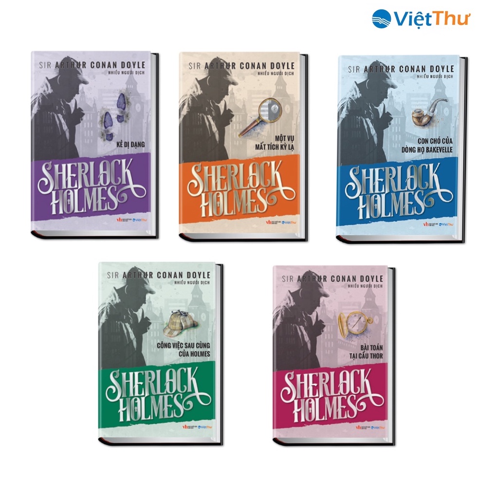 Sách - Combo - Box Set 5 Tập Sherlock Holmes - Sirartnur Conan Doyle ...