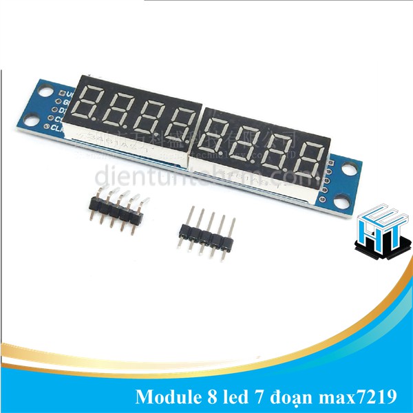 Module 8 led 7 đoạn max7219,Led 7 đoạn được điều khiển chung bởi IC ...