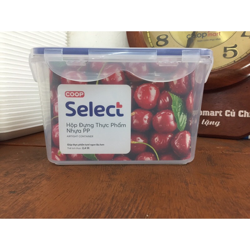 Hộp đựng thực phẩm Nhựa PP Coop Select 2,4 L | Shopee Việt Nam