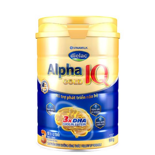 Sữa bột Dielac Alpha Gold IQ Step 3 (900g) | Shopee Việt Nam