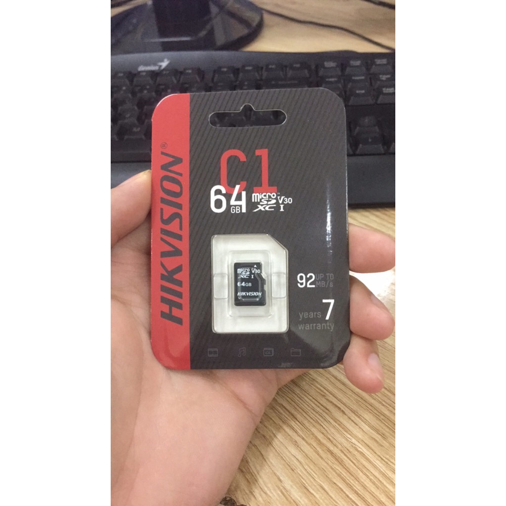 Thẻ nhớ Hikvision HS-TF-C1 MicroSD 64GB (Hàng Chính Hãng) | Shopee Việt Nam