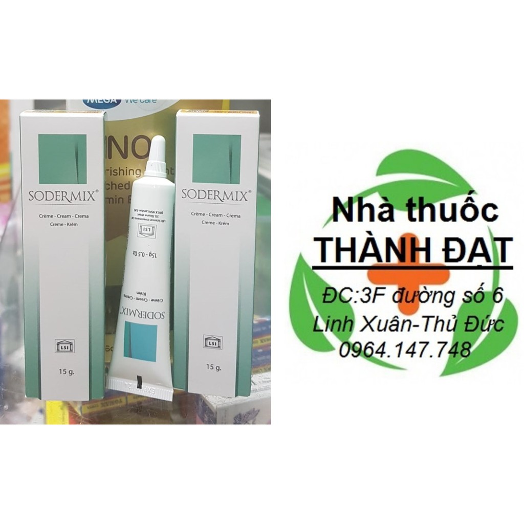 SODERMIX cream kem bôi sẹo lồi tube 15gr / soder mix | Shopee Việt Nam