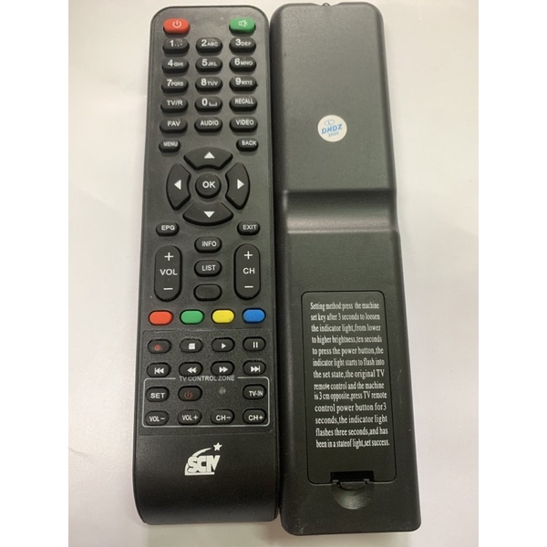 (HÀNG CHÍNH HÃNG 29K) Remote điều khiển truyền hình cáp SCTV -bảo hành ...