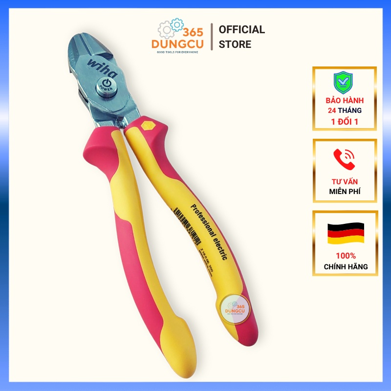 Kìm cắt cộng lực cách điện 1000v Wiha 38191 Germany Bicut 200mm - Hàng ...