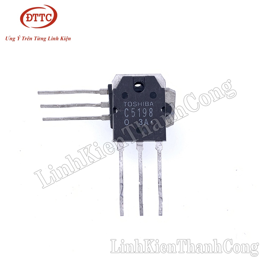 Linh Kiện Điện Tử Tháo máy C5198 Transistor NPN 10A 140V TO-3P | Shopee ...