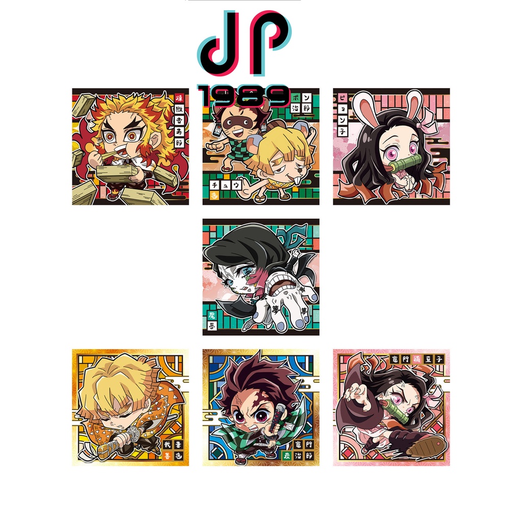 Sticker Wafer Thanh Gươm Diệt Quỷ Chibi Vol.4 Chính Hãng BANDAI ...