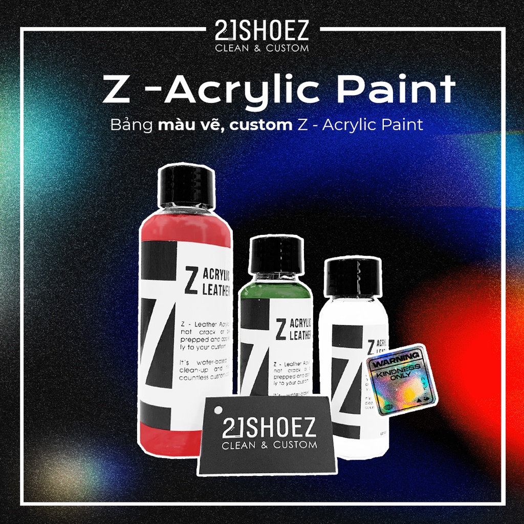 Màu Custom Z - Acrylic Leather Paint ( Sơn Custom ) | Shopee Việt Nam