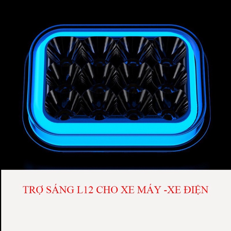 Đèn Trợ Sáng L12 Có Viền Đề Mi Đổi Màu 12 Chip LED Nhiều Chế Độ ...