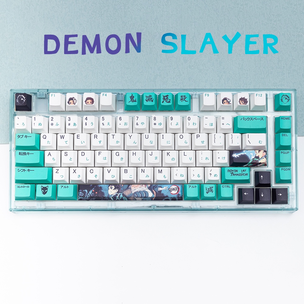 Demon Slayer keycaps cherry profile Dye-Sublimation PBT keycap 141keys ...