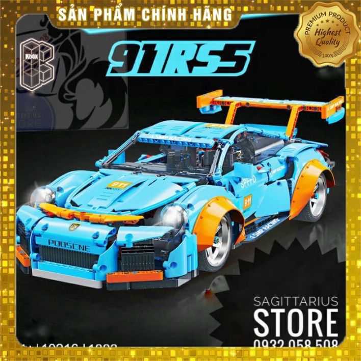 Lego Kbox 10216 Lắp Ráp Siêu Xe Porsche 911RS-Sport ( 1883 Mảnh - Tỷ lệ ...