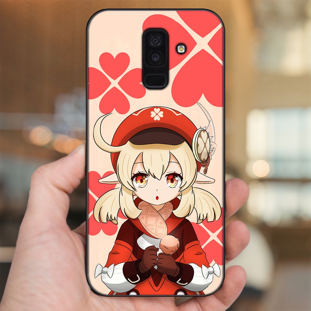 Ốp lưng Samsung A6 Plus viền đen in hình Klee Genshin Impact | Shopee ...