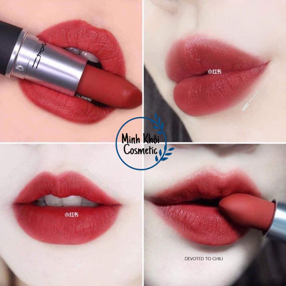 Son MAC #316 Devoted To Chili - Đỏ Gạch | Shopee Việt Nam