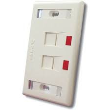 Mặt chữ nhật 2 cổng Commscope Outlet RJ45 | Shopee Việt Nam