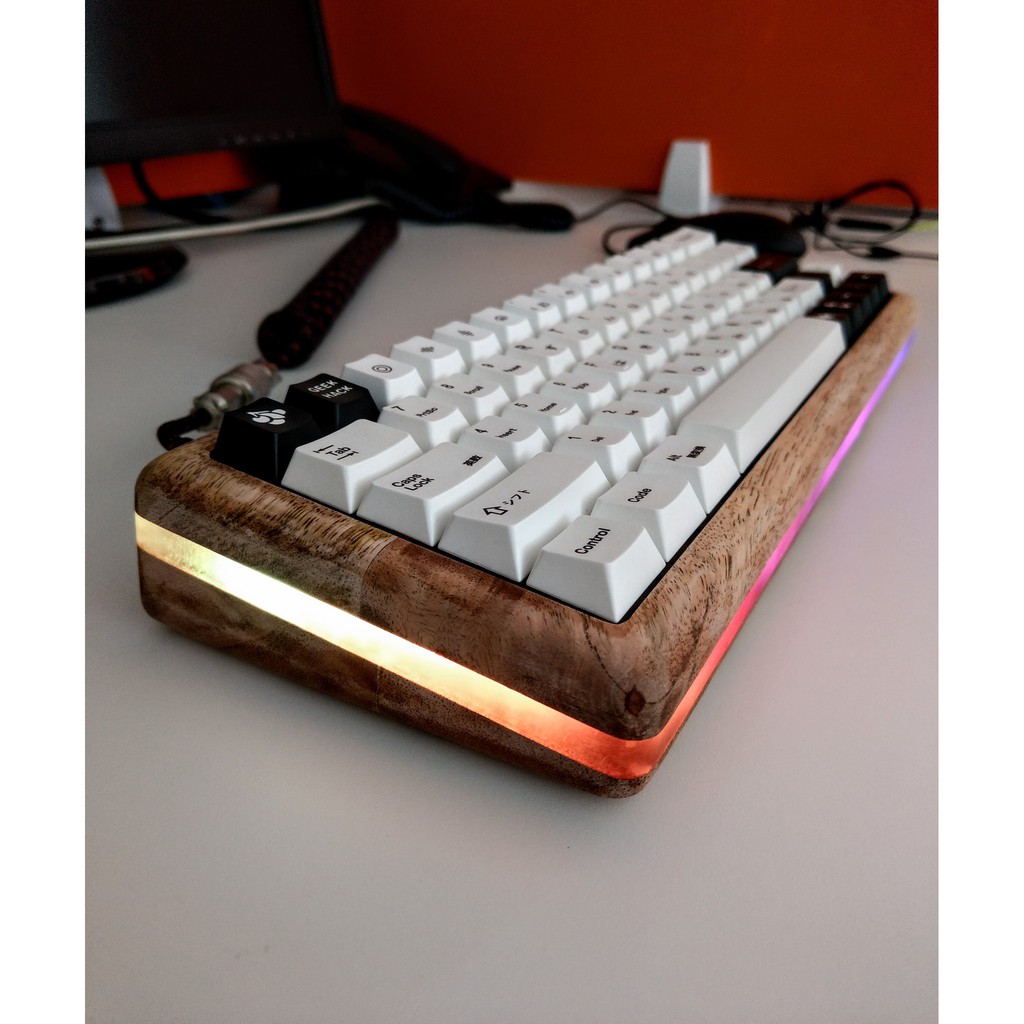 Vỏ Gỗ Bàn Phím Cơ DZ60/MOJO - CASE WOOD MECHANICAL KEYBOARD DZ60/MOJO ...