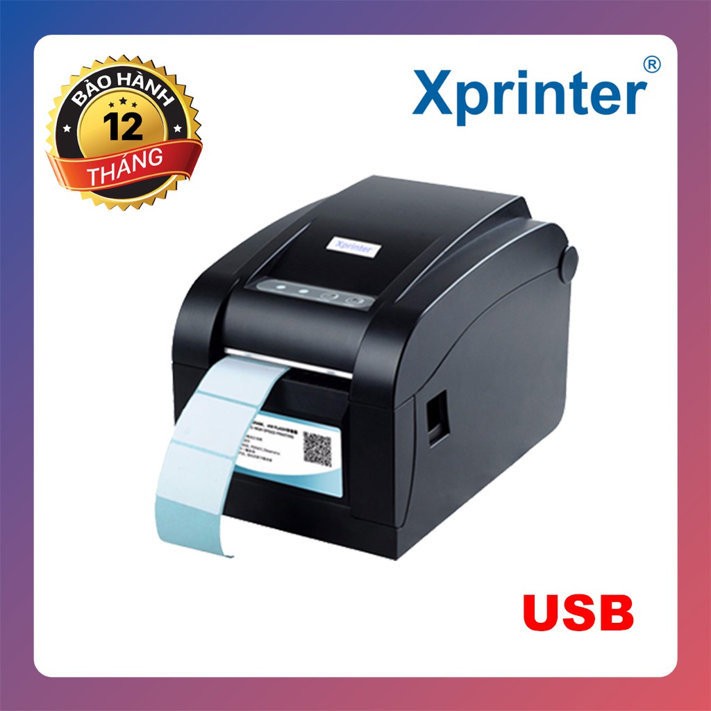 Máy in Tem Mã Vạch Xprinter 350B [USB] | Shopee Việt Nam
